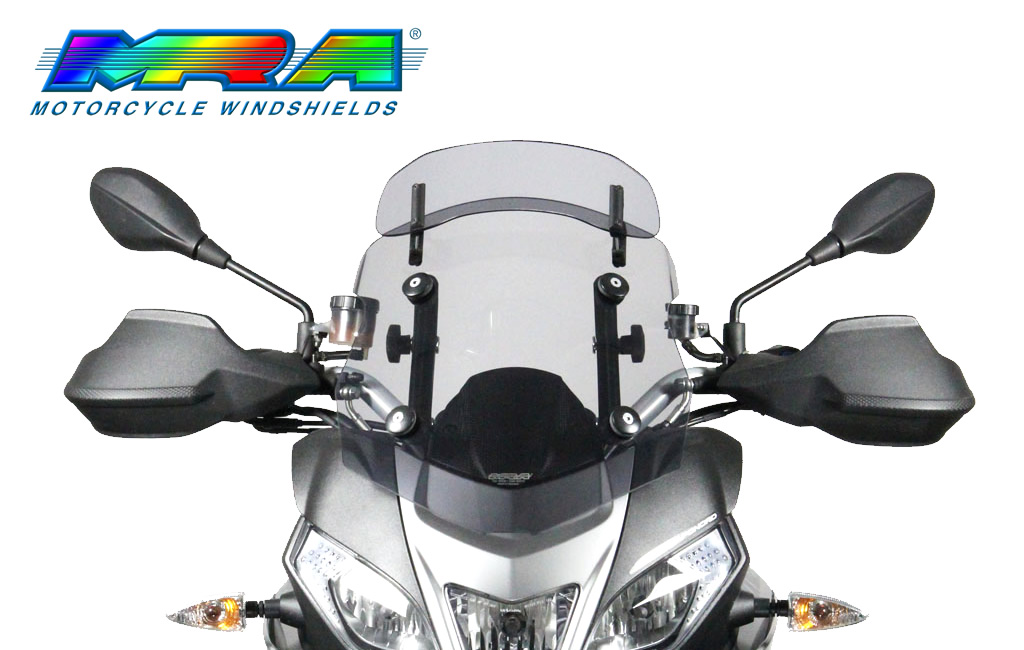 MRA motocyklové štíty a deflektory
